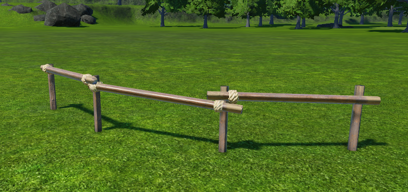 Wooden Curved Fence | Planet Coaster Wiki | Fandom