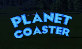 Planet Coaster Sign - Standing Sign 4 Lit | Planet Coaster Wiki | Fandom