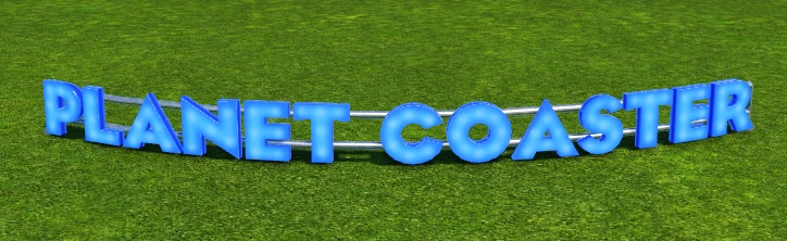 Planet Coaster Sign - Standing Sign 5 Lit | Planet Coaster Wiki | Fandom