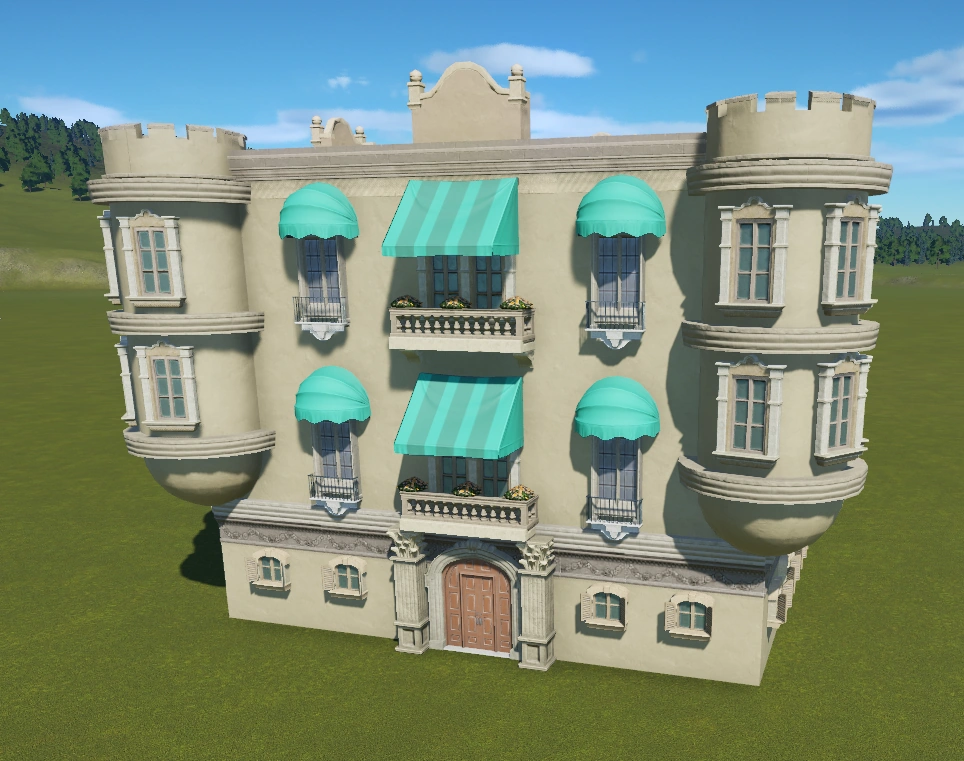Riviera Hotel 1 | Planet Coaster Wiki | Fandom