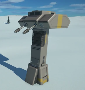 Sci-Fi Defence Tower Base | Planet Coaster Wiki | Fandom