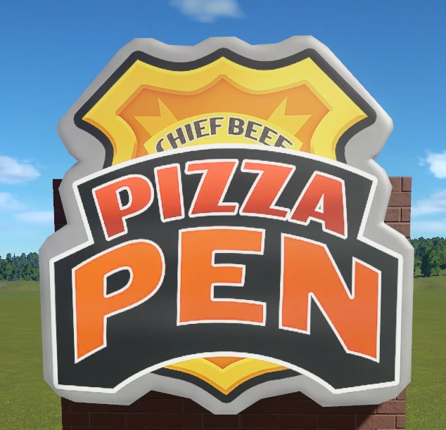 Pizza Pen Sign - Wall Sign 4 Lit | Planet Coaster Wiki | Fandom
