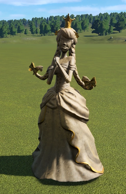 Fairytale Statue - Princess | Planet Coaster Wiki | Fandom