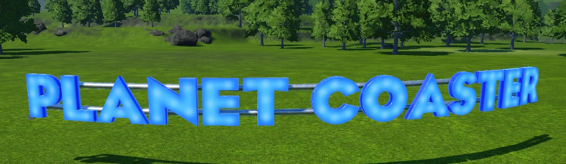 Planet Coaster Sign - Standing Sign 6 Lit | Planet Coaster Wiki | Fandom