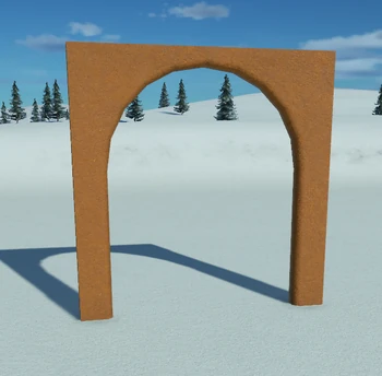 Gingerbread Rounded Arch | Planet Coaster Wiki | Fandom