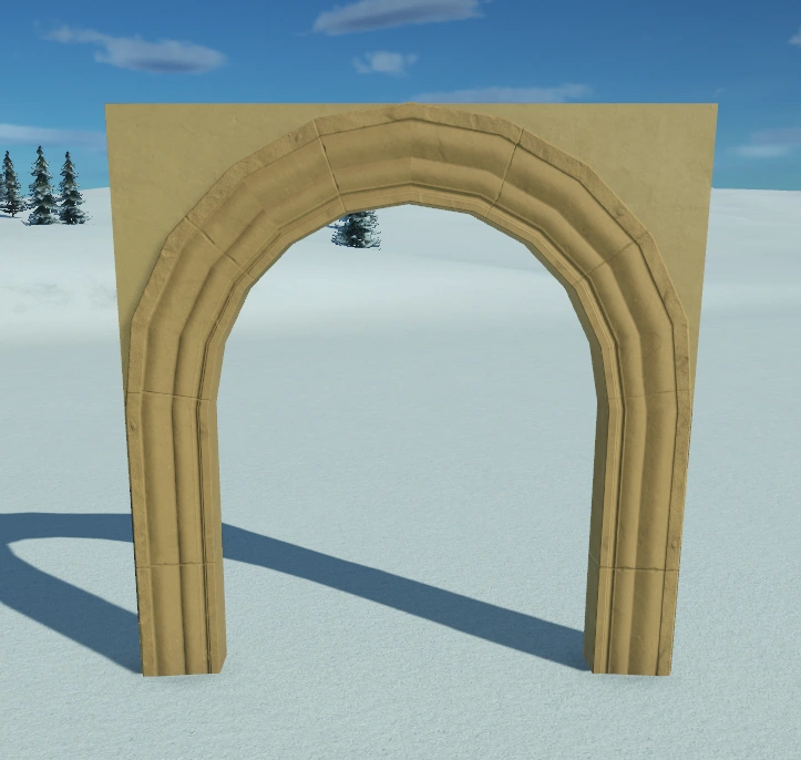 Stucco Rounded Arch | Planet Coaster Wiki | Fandom