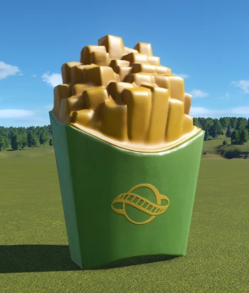 French Fries Statue | Planet Coaster Wiki | Fandom