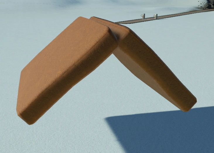 Gingerbread Roof 2m Ridge | Planet Coaster Wiki | Fandom