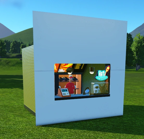 Paneled Hats Shop | Planet Coaster Wiki | Fandom