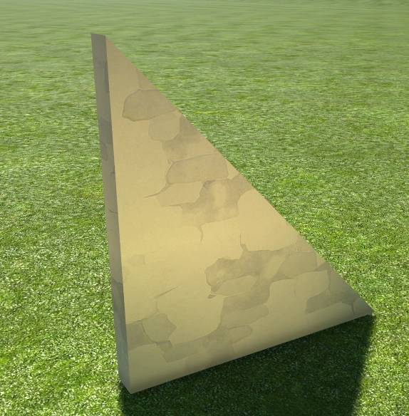 Lime Plaster Wall 4m Slope | Planet Coaster Wiki | Fandom