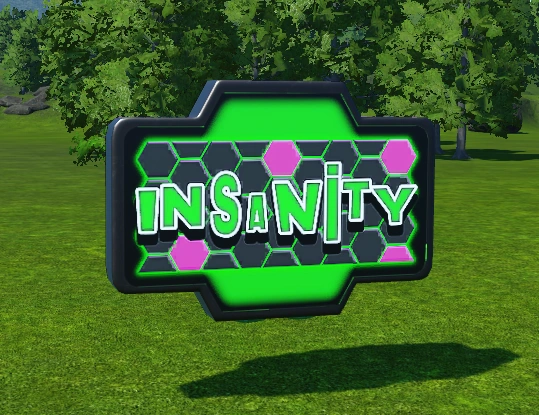 Ride Sign - Insanity | Planet Coaster Wiki | Fandom