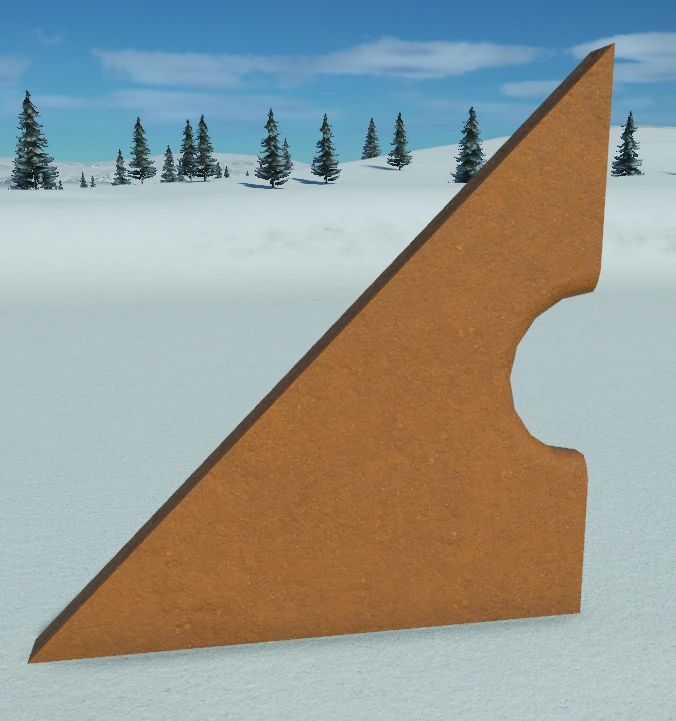 Gingerbread Wall 4m Slope - Circle Cutout | Planet Coaster Wiki | Fandom