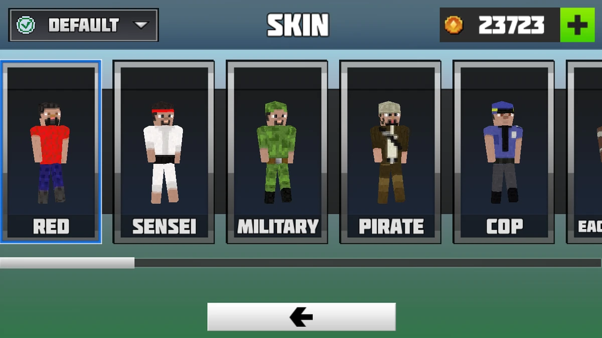 Skin Menu | Planet of Cubes Wiki | Fandom