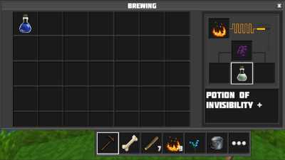 how to make minecraft invisible potion