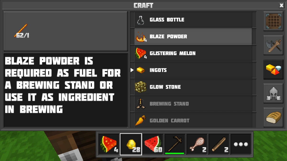 Blaze Powder | Planet of Cubes Wiki | Fandom