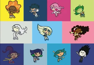 Characters And The Milky Way Galaxy Girls