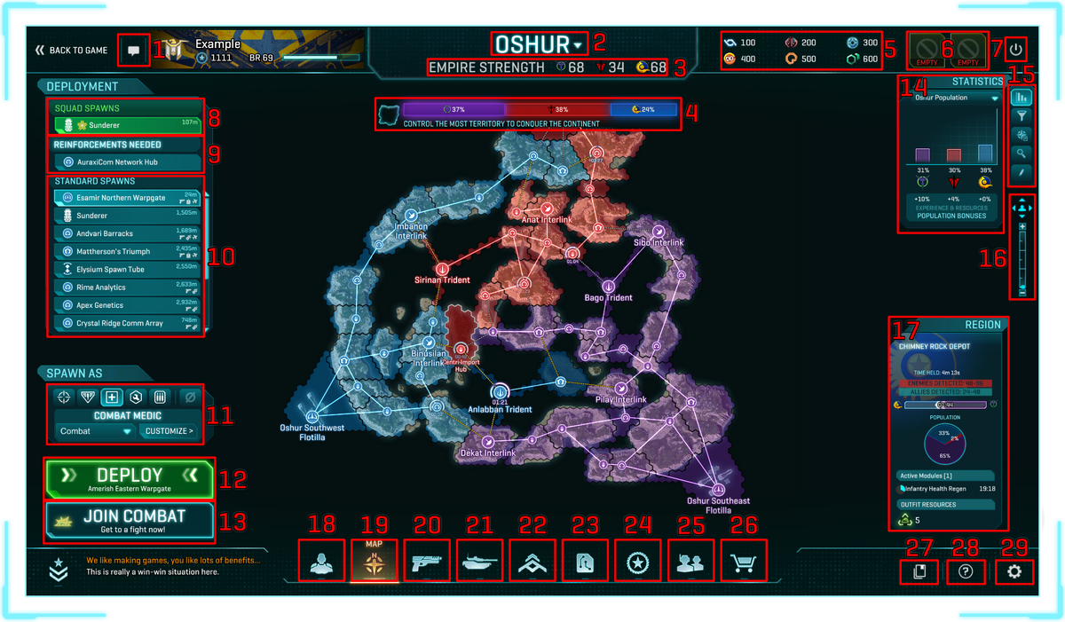 Map | PlanetSide 2 Wiki | Fandom