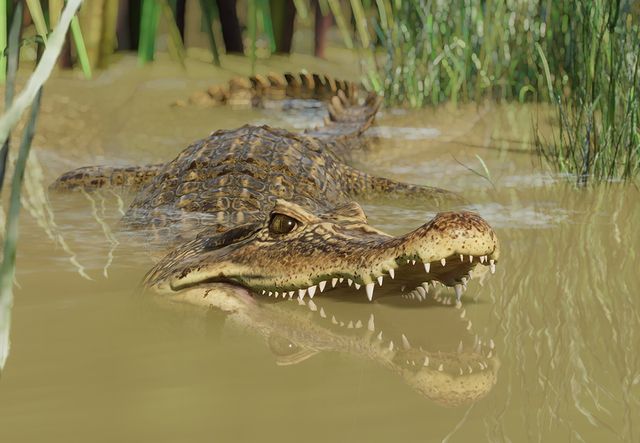 Spectacled Caiman Range