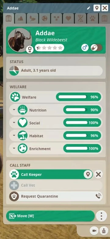 Animal Information Panel | Planet Zoo Wiki | Fandom