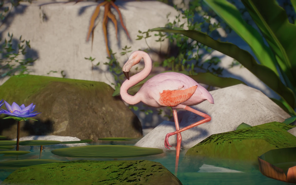 Chilean Flamingo (LeafProductions & NicholasLionRider) | Planet Zoo Modding Library Wiki | Fandom