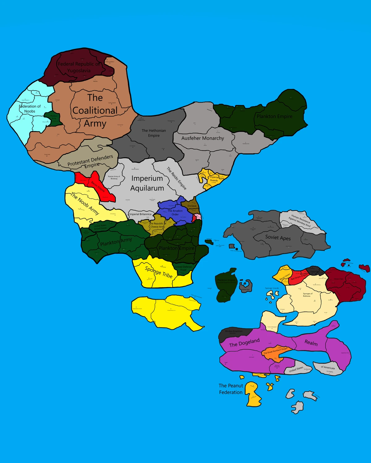 Map of the Plankton empire | Plankton Empire Wiki | Fandom