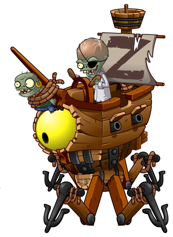 Bateau Pirate Zombot | Wiki Plantes contre Zombies | Fandom