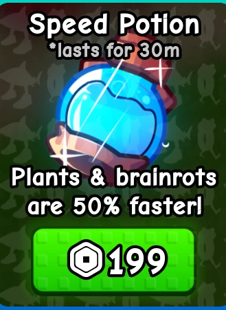 Speed Potion | Plants Vs Brainrots Wiki | Fandom