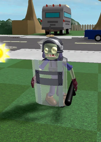Riot Police Zombie | Plants vs Zombies 2: It's Fighting Time Improved ...