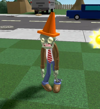 Conehead Zombie | Plants vs Zombies 2: It's Fighting Time Improved Wiki ...