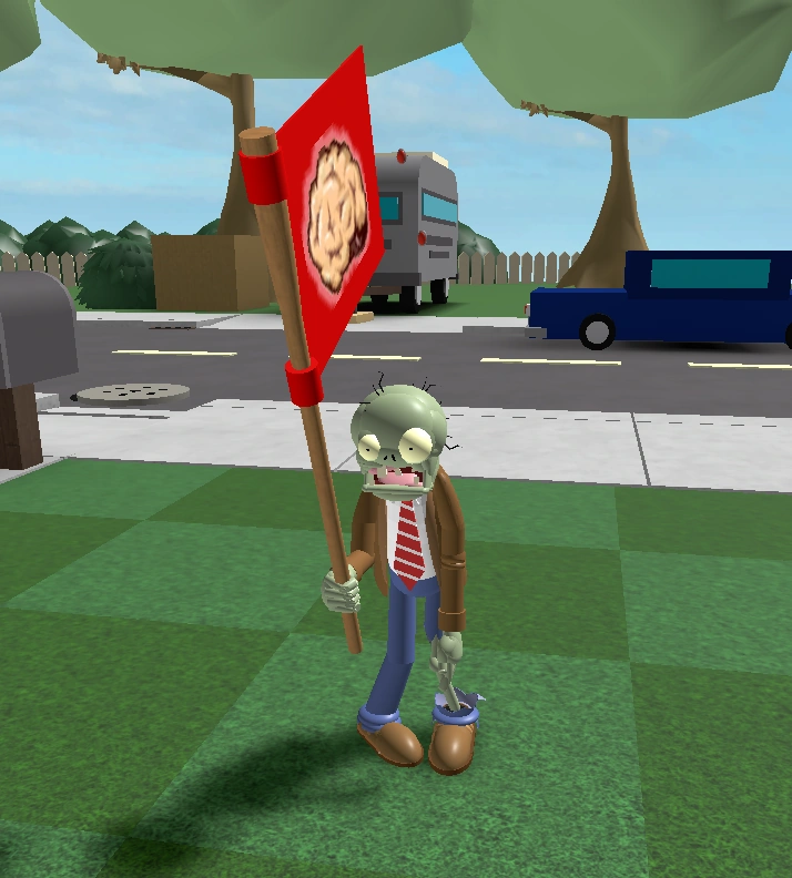 Flag Zombie | Plants vs Zombies 2: It's Fighting Time Improved Wiki ...