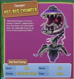 Hot Rod Chomper | Plants vs. Zombies Roleplay Wiki | Fandom