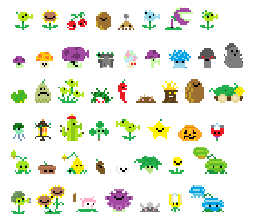 Retro Plants | Plants vs. Zombies Roleplay Wiki | Fandom