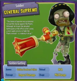 General Supremo | Plants vs. Zombiez: Garden Warfare Wikia | Fandom