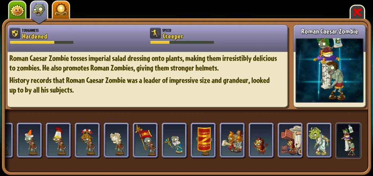 Римский зомби-цезарь | Plants vs. Zombies Wiki | Fandom