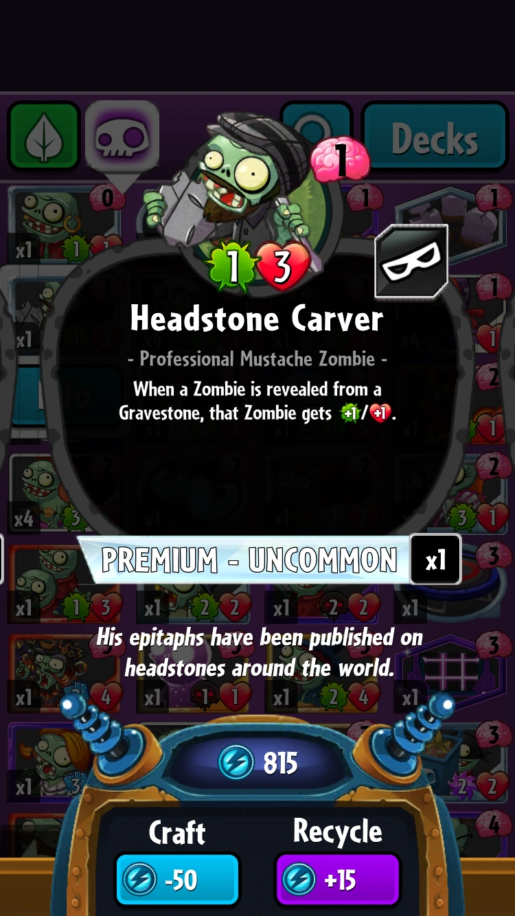 Headstone Carver/Gallery | Plants vs. Zombies Wiki | Fandom