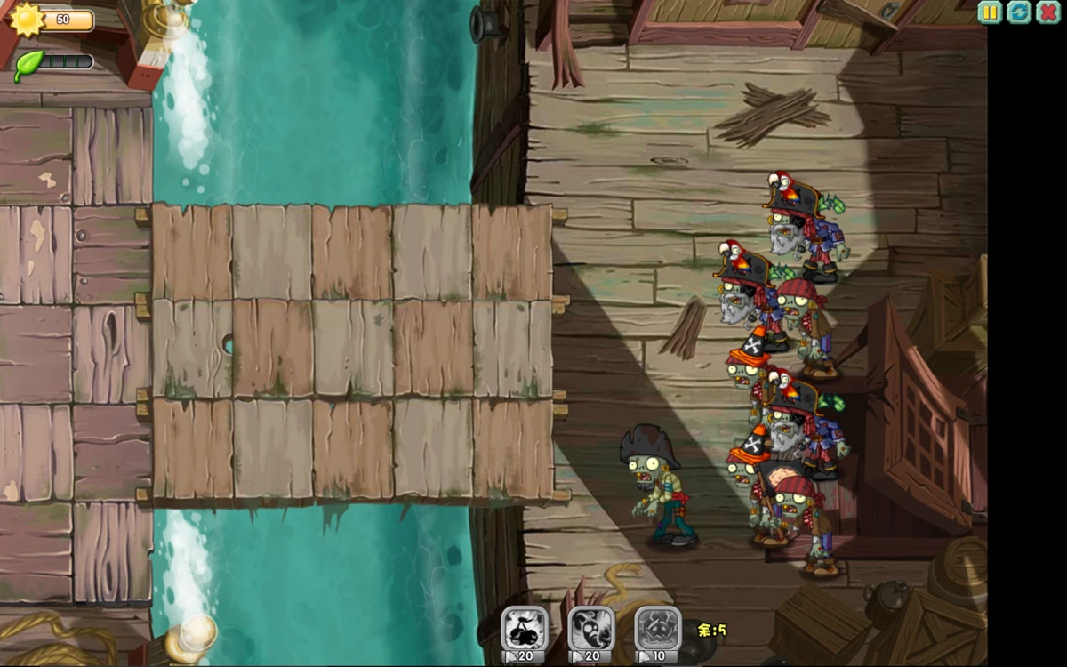 Pirate Seas - Level 2-2 | Plants vs. Zombies Wiki | Fandom