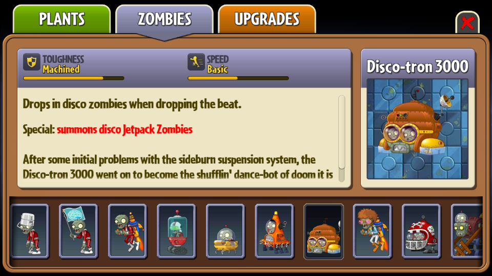 Disco-tron 3000/Gallery | Plants vs. Zombies Wiki | Fandom