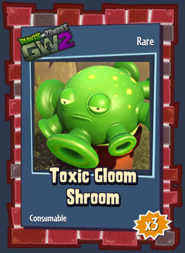 Toxic Gloom-shroom | Plants vs. Zombies Wiki | Fandom