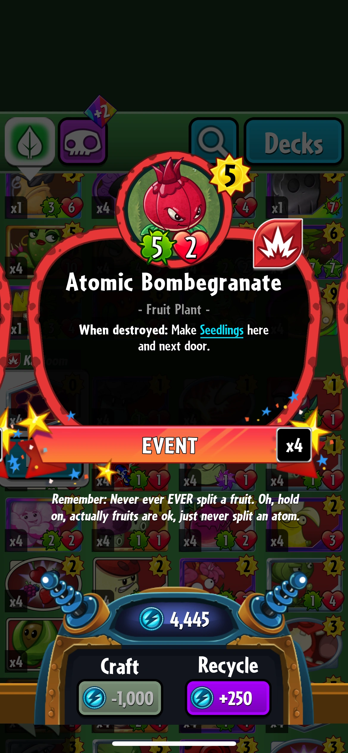 Atomic Bombegranate/Gallery | Plants vs. Zombies Wiki | Fandom