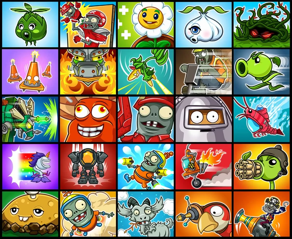 Lista De Personajes De Plantas De Plantas Vs Zombies