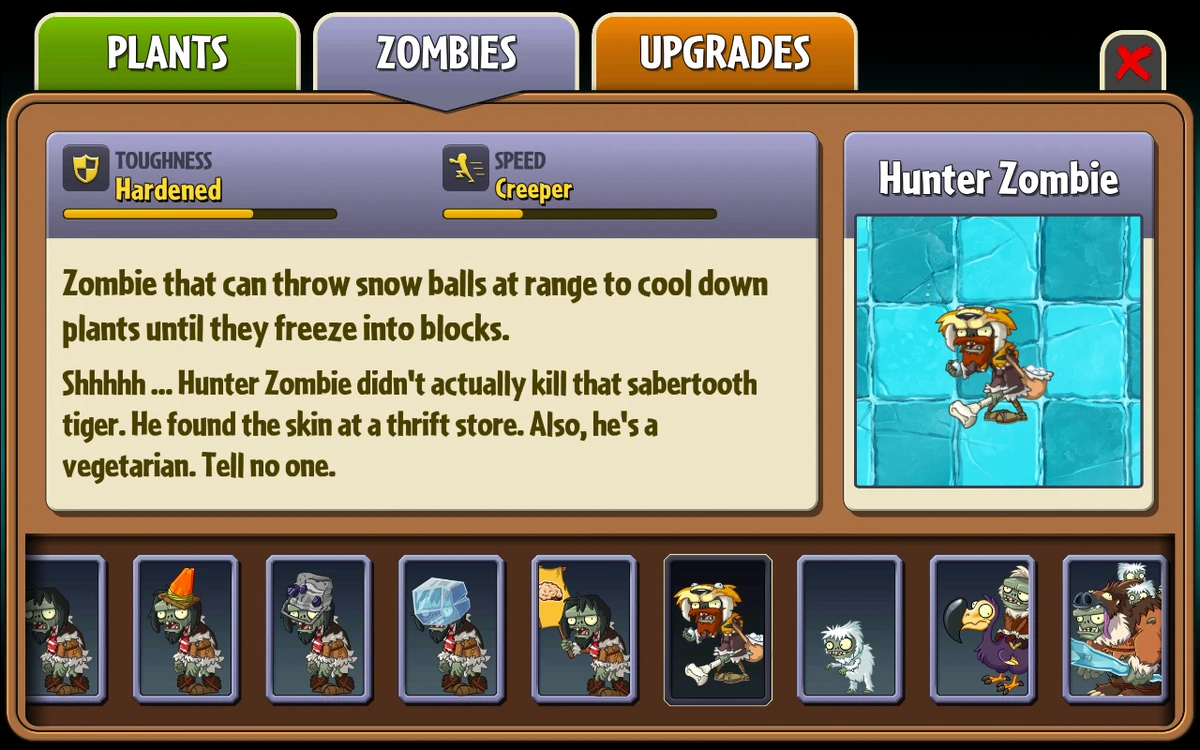 Hunter Zombie/Gallery | Plants vs. Zombies Wiki | Fandom