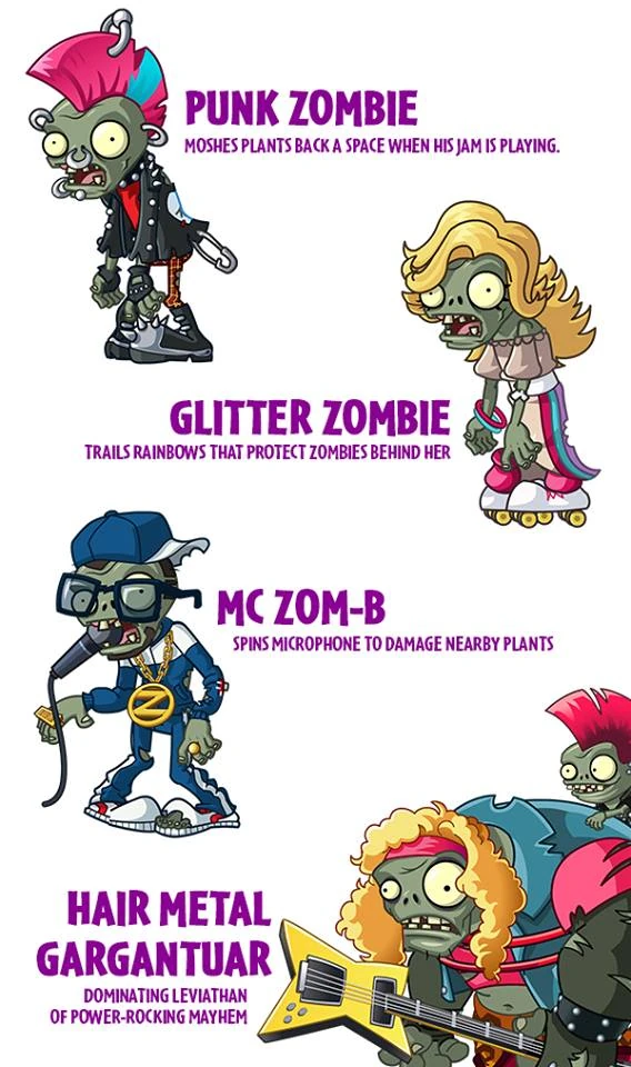 Category:Neon Mixtape Tour encountered zombies | Plants vs. Zombies ...