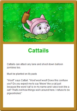 Cattails Plants Vs Zombies