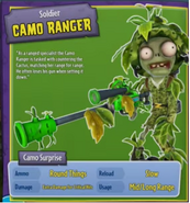 Camo Ranger | Plants vs. Zombies Wiki | Fandom