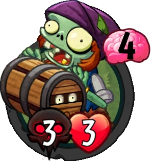 Barrel Roller Zombie (Plants vs. Zombies Heroes) | Plants vs. Zombies ...