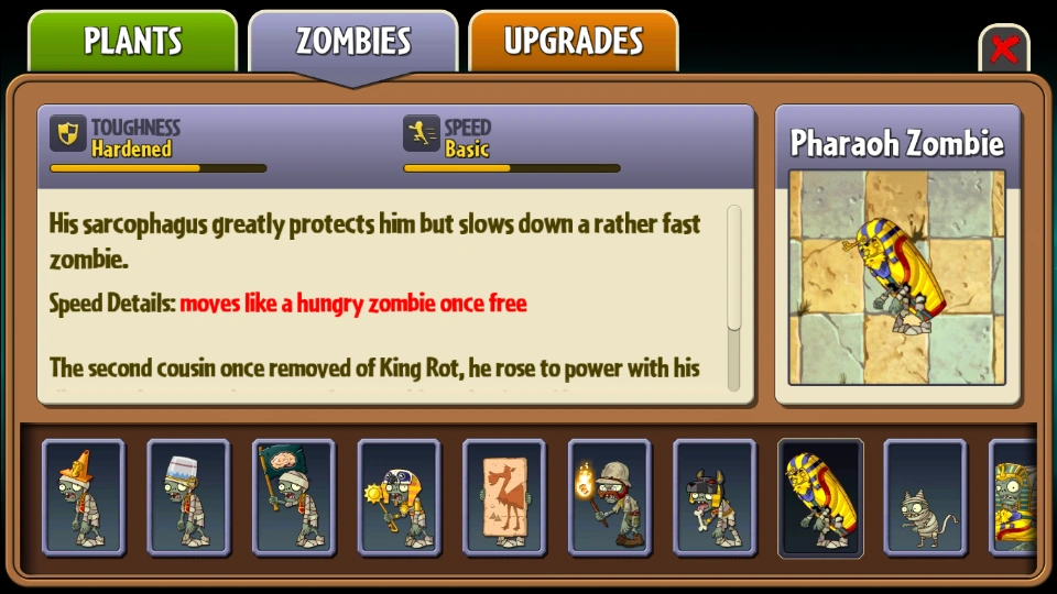 Pharaoh Zombie/Gallery | Plants vs. Zombies Wiki | Fandom