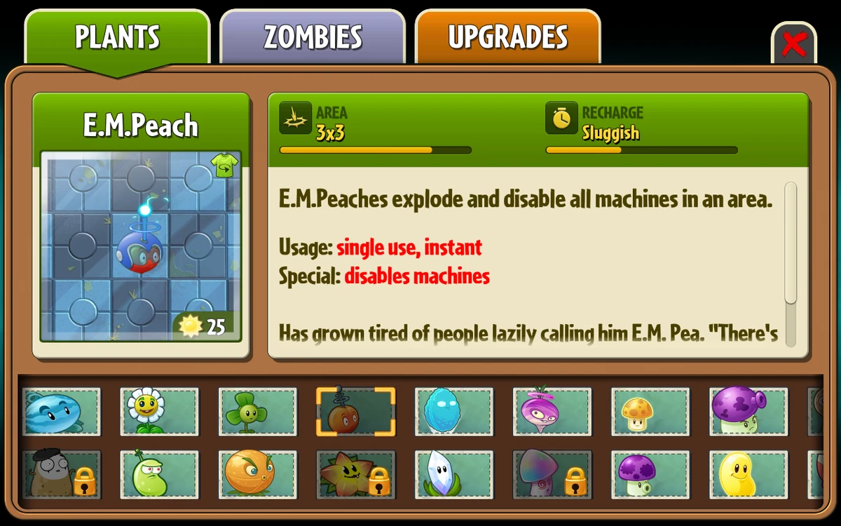 E.M.Peach/Gallery | Plants vs. Zombies Wiki | Fandom