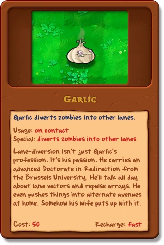 Garlic/Gallery | Plants vs. Zombies Wiki | Fandom
