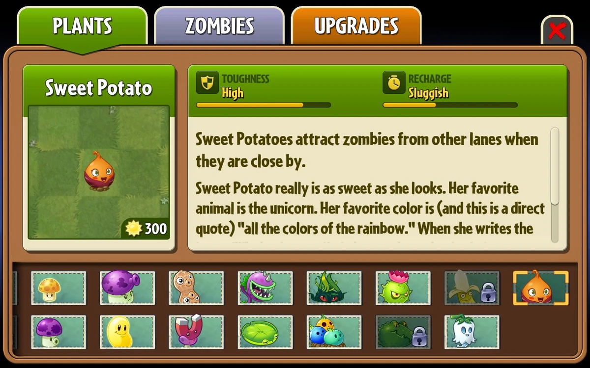 Sweet Potato/Gallery | Plants vs. Zombies Wiki | Fandom