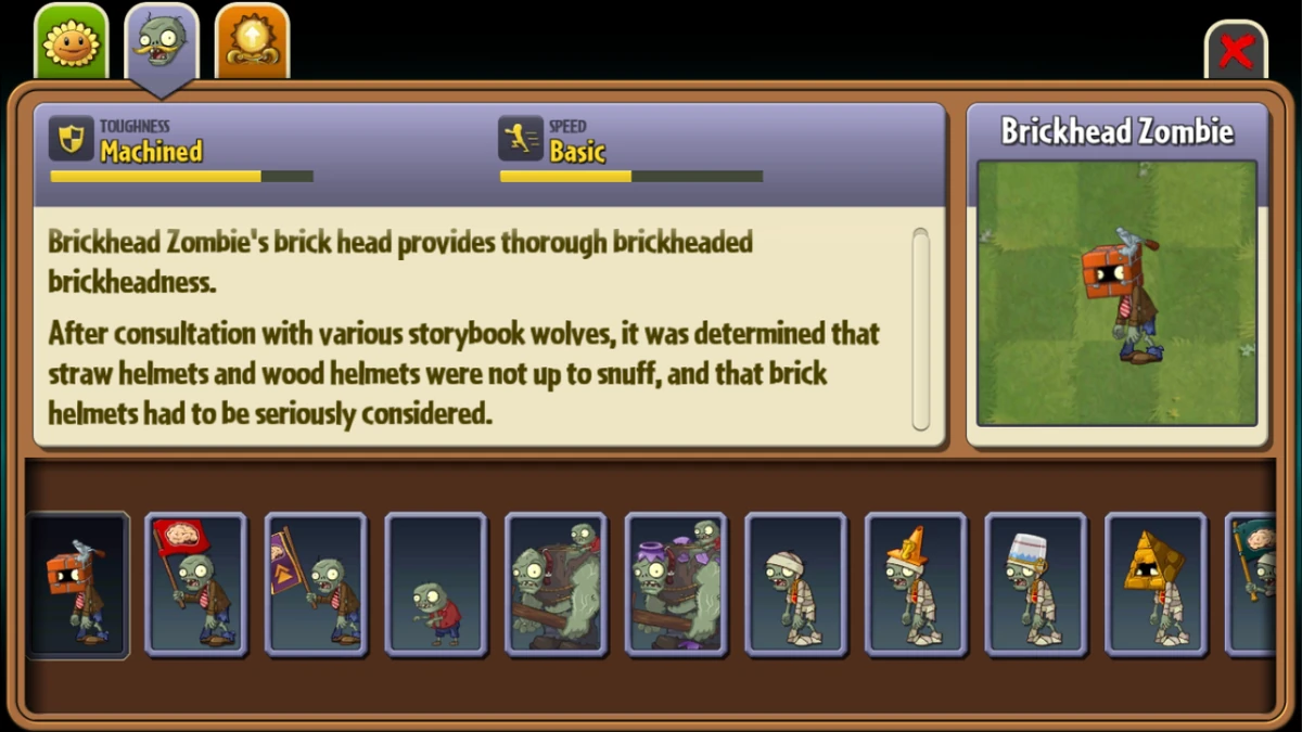 Brickhead Zombie/Gallery | Plants vs. Zombies Wiki | Fandom